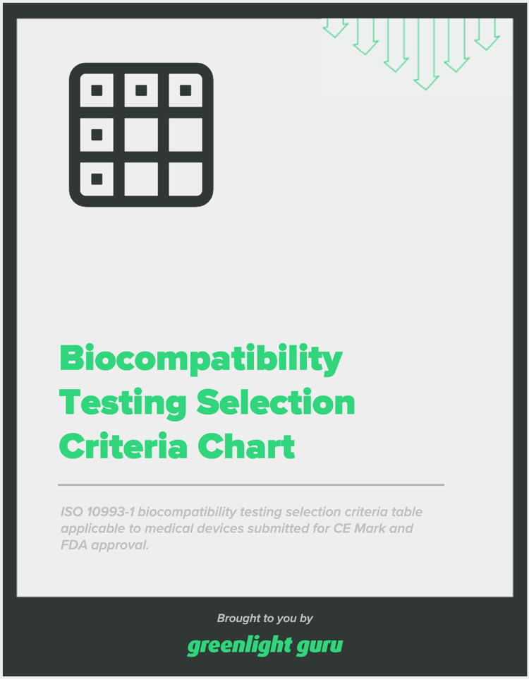 Biocompatibility Testing Selection Criteria Chart - Free Download Biocompatibility Testing Selection Criteria Chart - Free Download